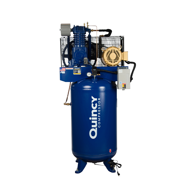 Quincy QT MAX Duplex Continuous Use Piston Air Compressor